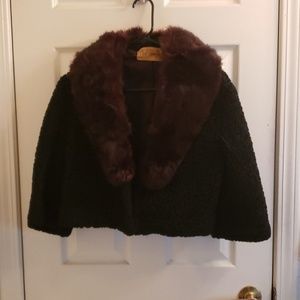 Franklin Simon | Jackets & Coats | Vintage Franklin Simon Fur Cape ...